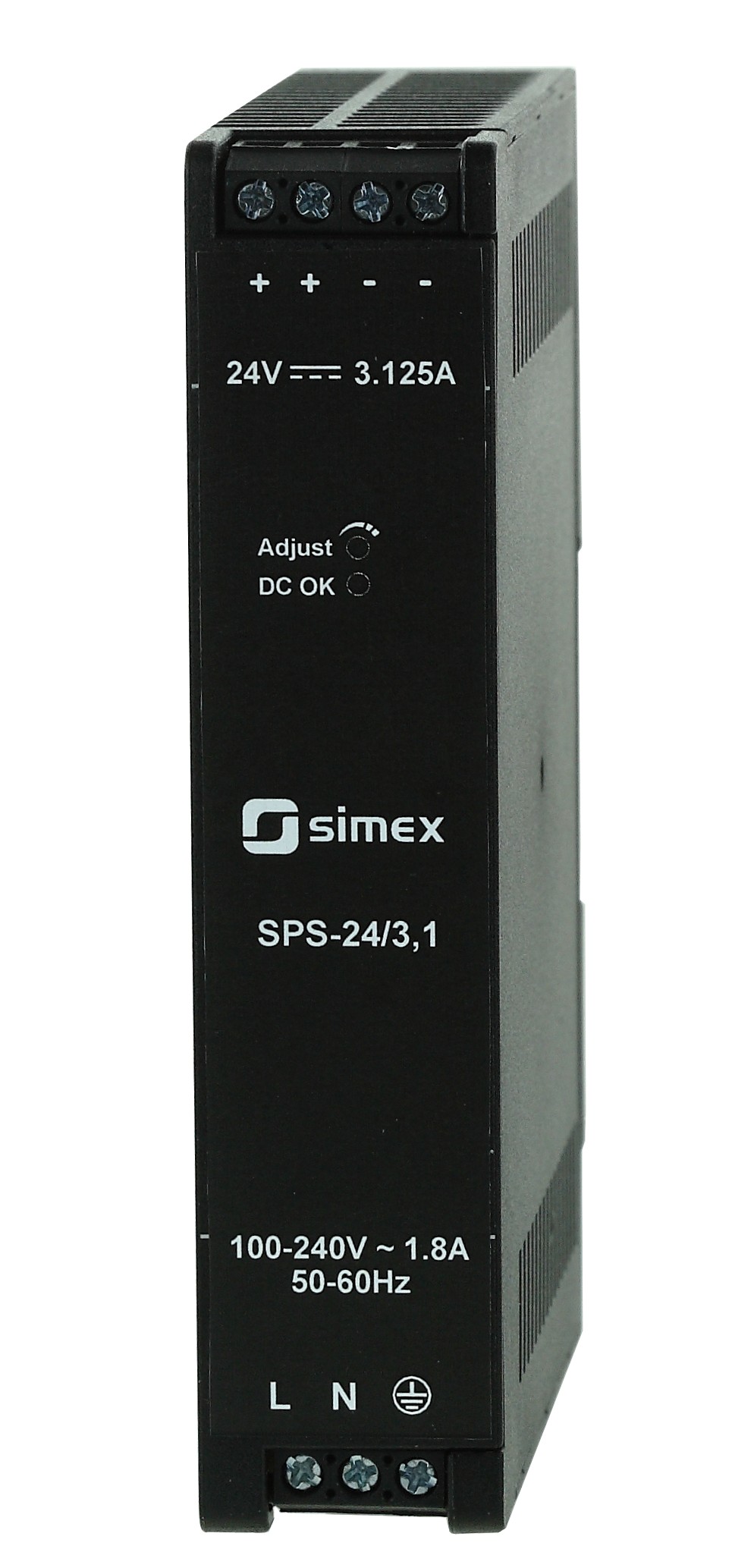 Zasilacz przemysłowy DIN SPS-24/3,1