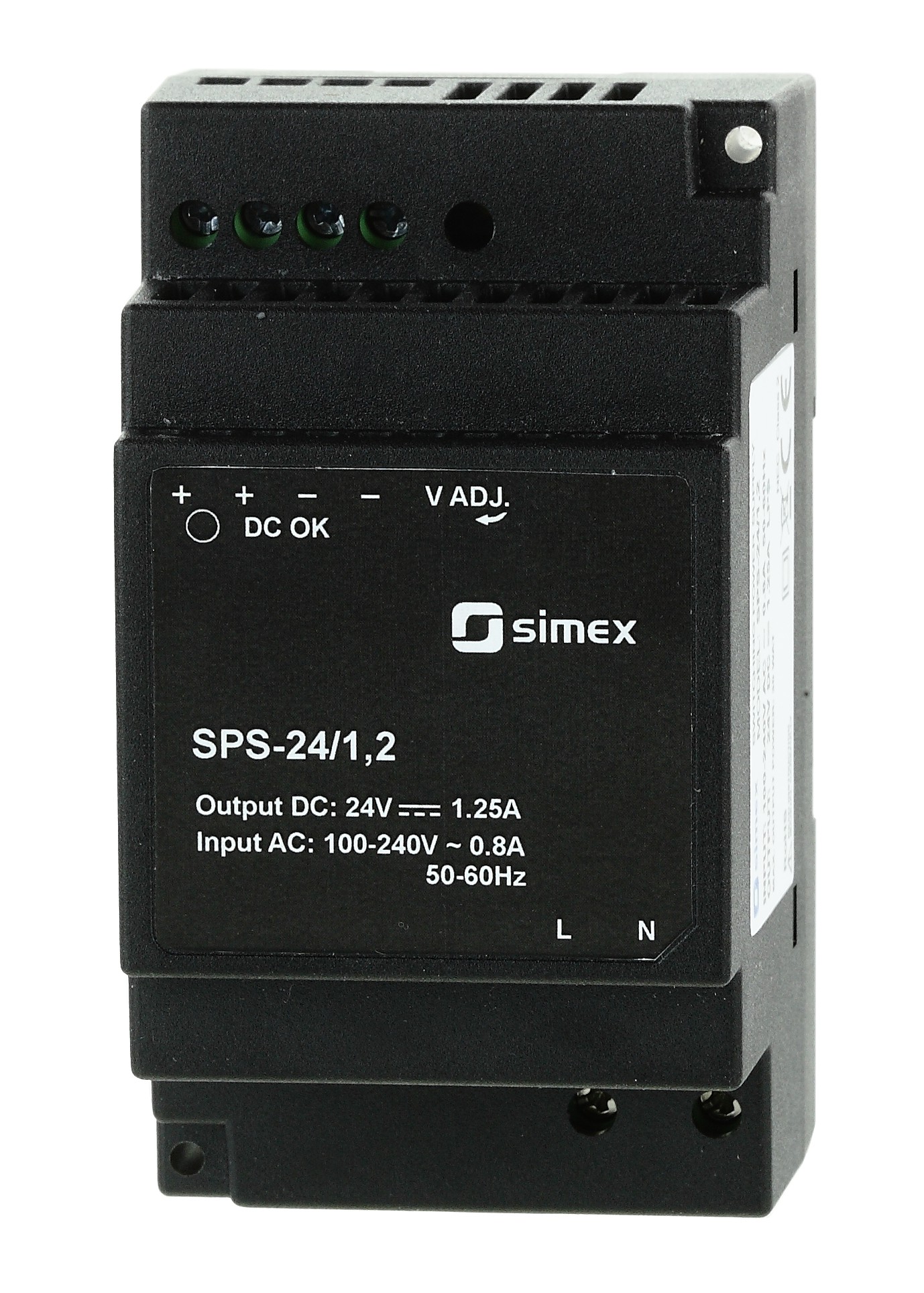 Zasilacz przemysłowy DIN SPS-24/1,2