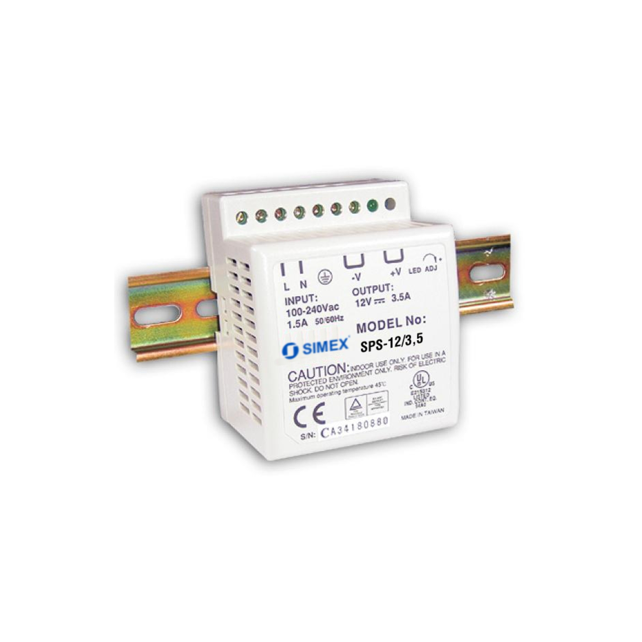 Zasilacz impulsowy SPS-12/3,5 - simex.pl