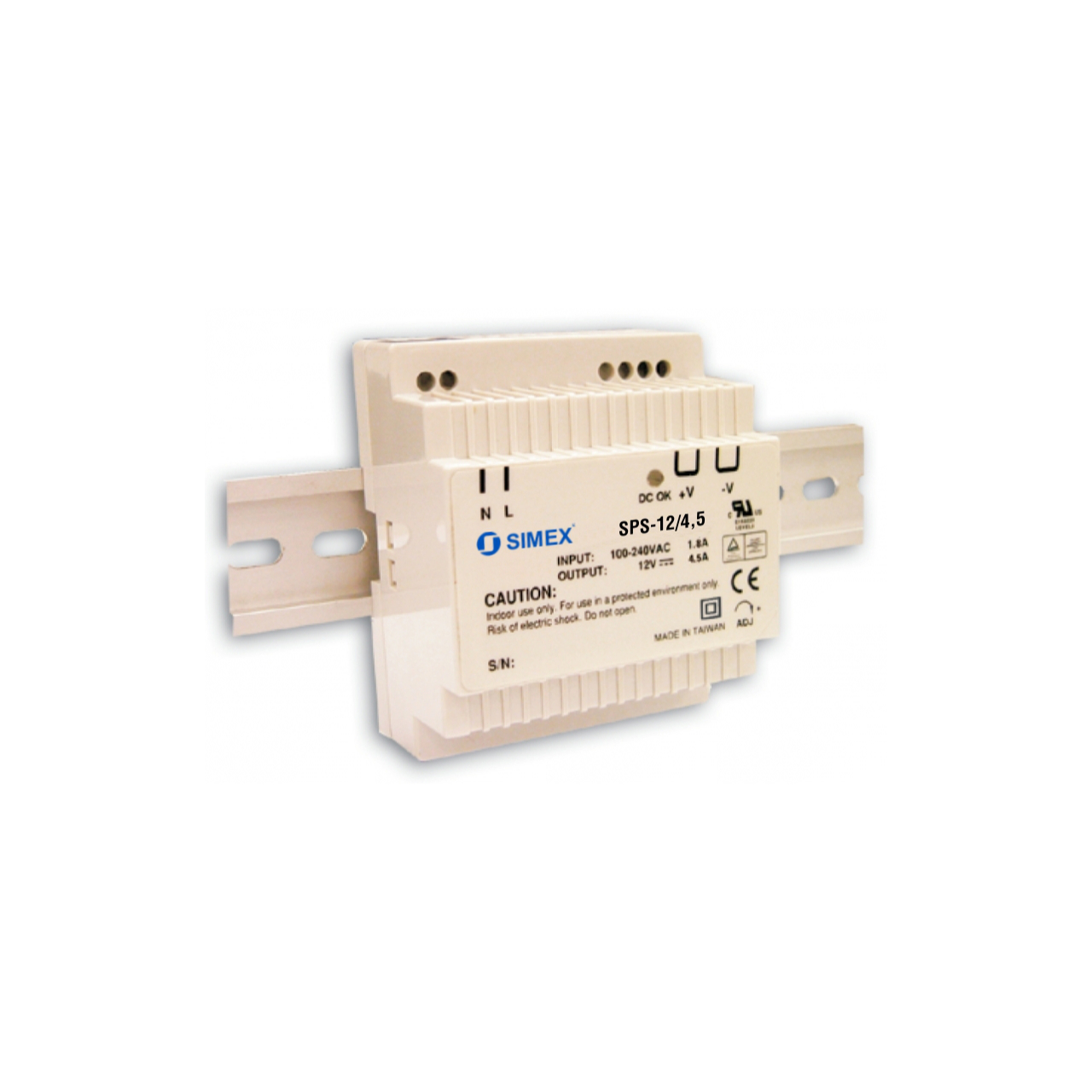 Zasilacz impulsowy SPS-12/4,5 - simex.pl